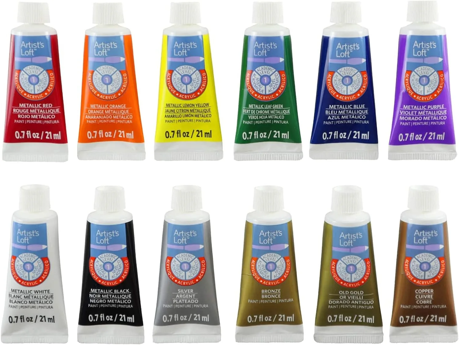Artist’s Loft Acrylic Paint Sets – Metallic, Neon & Classic Colors